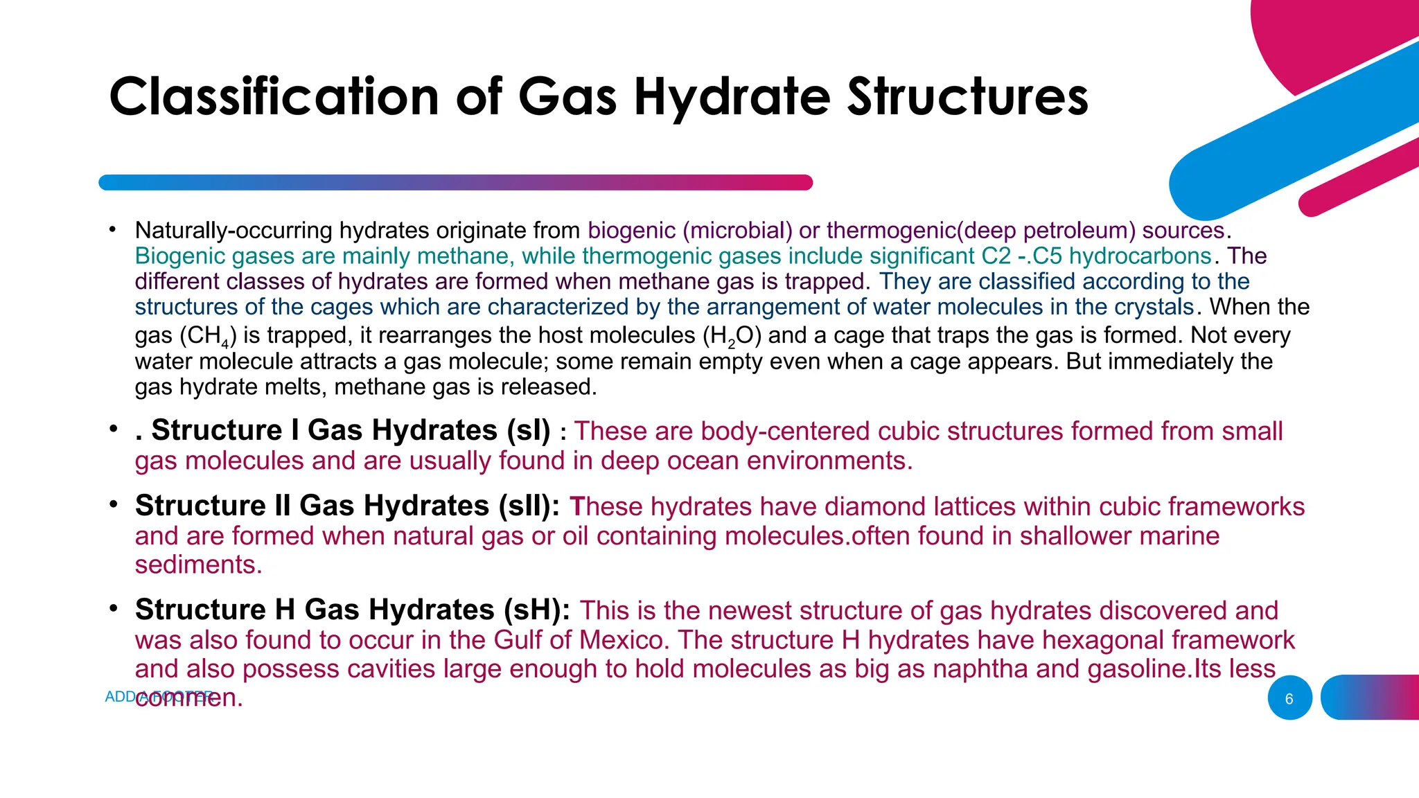 PRESENTATION ON GAS HYDRATES AND ITS APPLICATION | PPTX