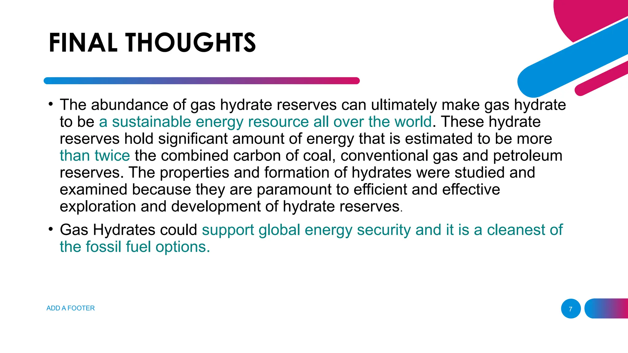 PRESENTATION ON GAS HYDRATES AND ITS APPLICATION | PPTX