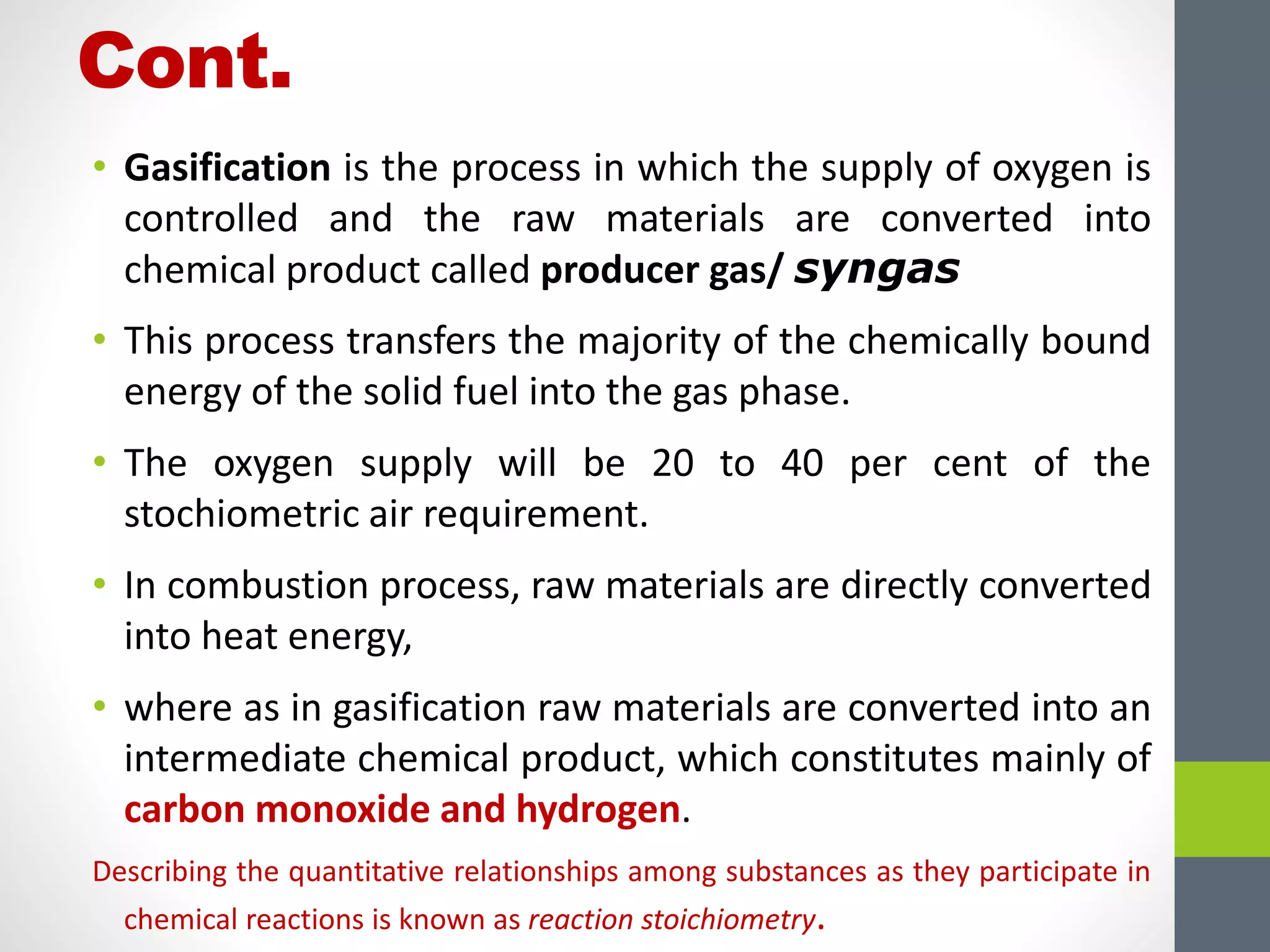 BIOMASS GASIFICATION | PPTX