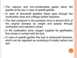Gasification and types of gasifiers | PPTX