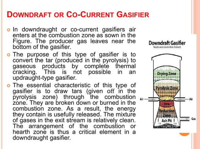 Gasification and types of gasifiers | PPTX