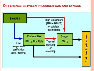Gasification and types of gasifiers | PPTX