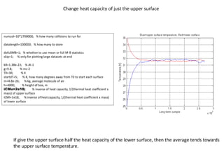 Gas in a box temperature gradient 1d | PDF | Chemistry | Science