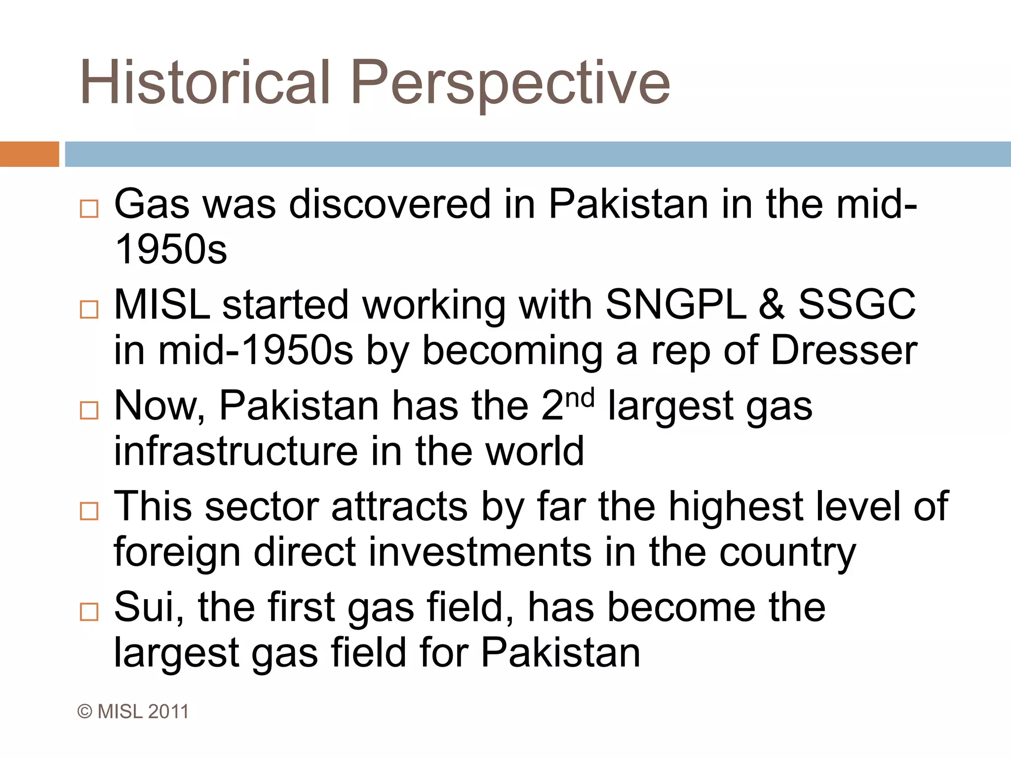 Gas infrastructure in pakistan | PPTX
