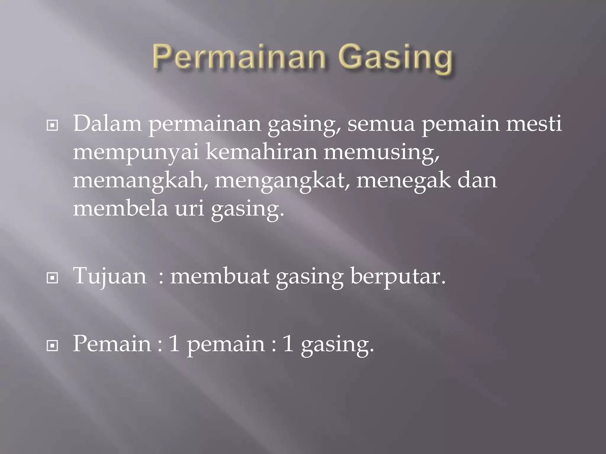 Gasing | PPTX