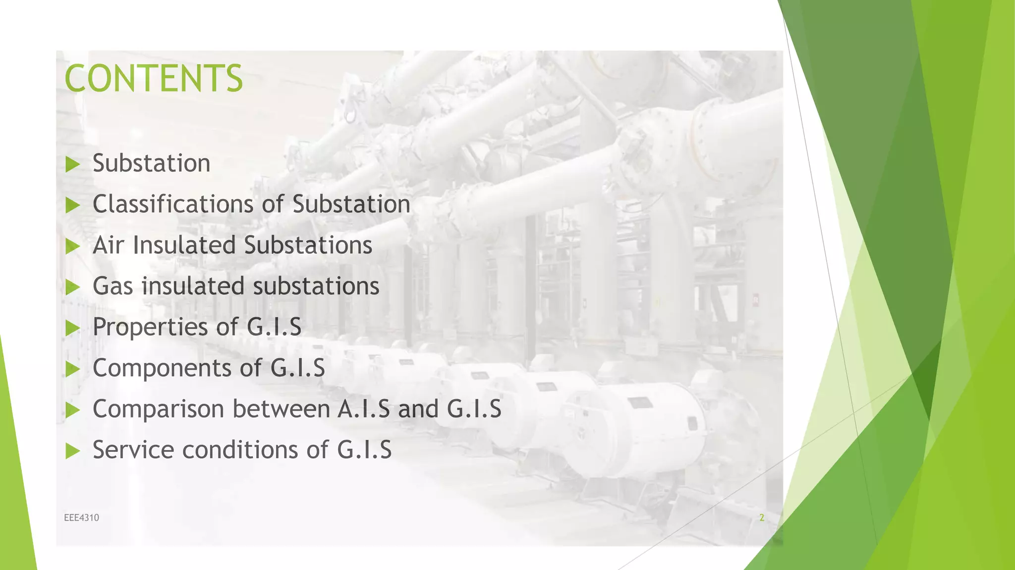 Gas insulated substation | PPTX