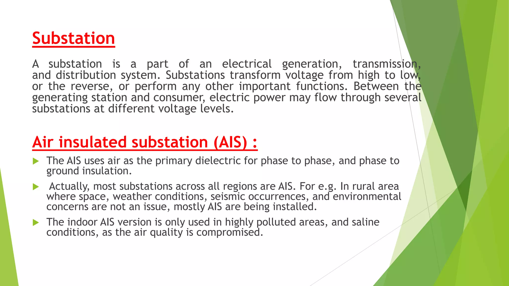 Gas insulated substation | PPTX
