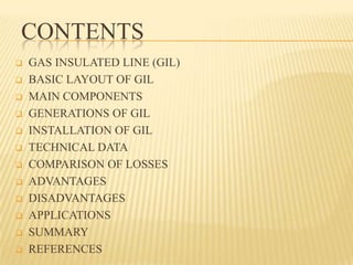 Gas insulated transmission line | PPTX | Physics | Science