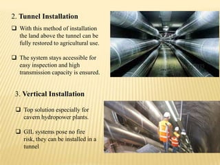 Gas insulated transmission line | PPTX