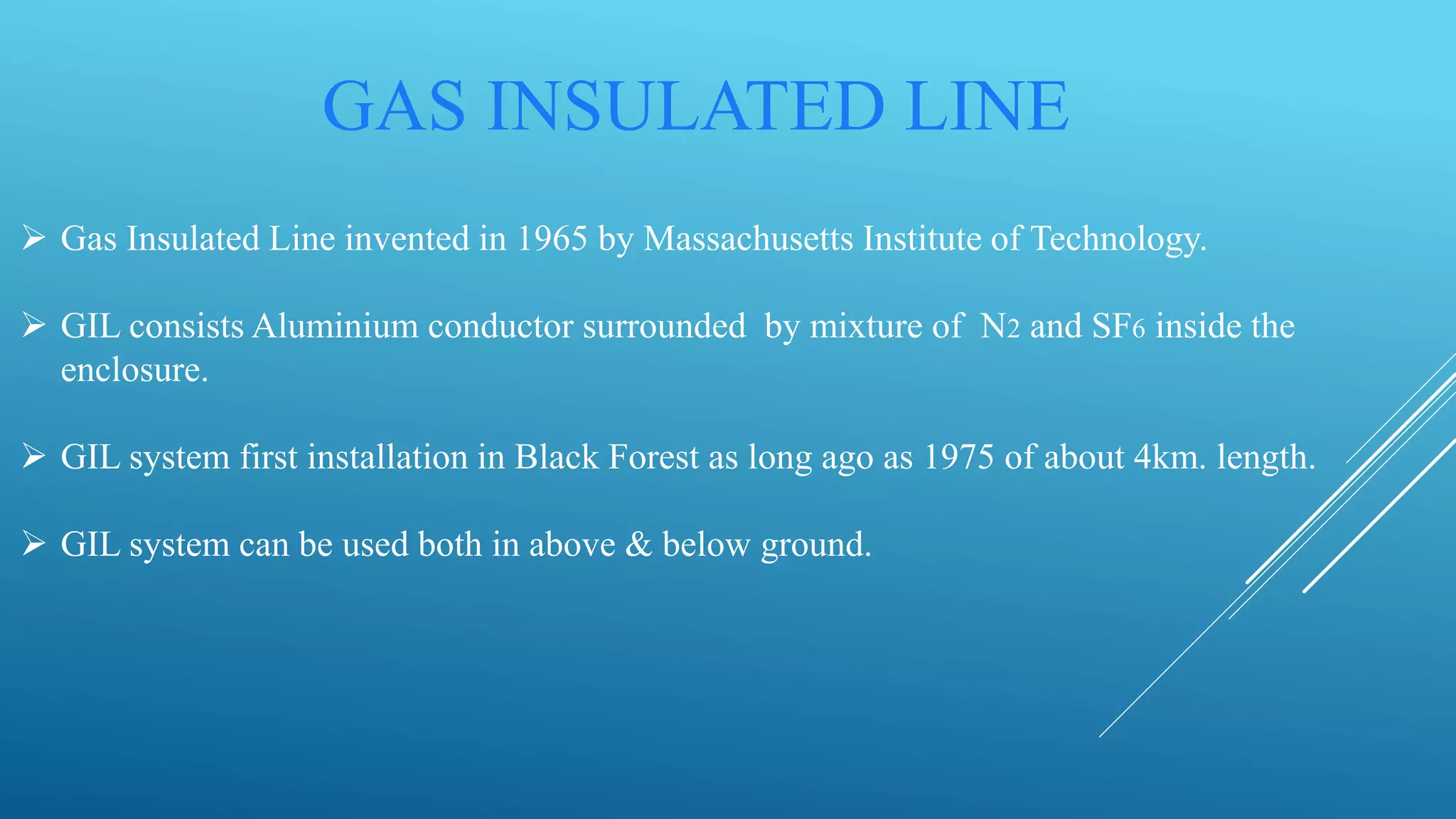 Gas insulated transmission lines | PPTX | Physics | Science