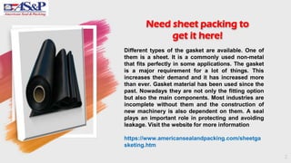 Gasket and seal | PPTX