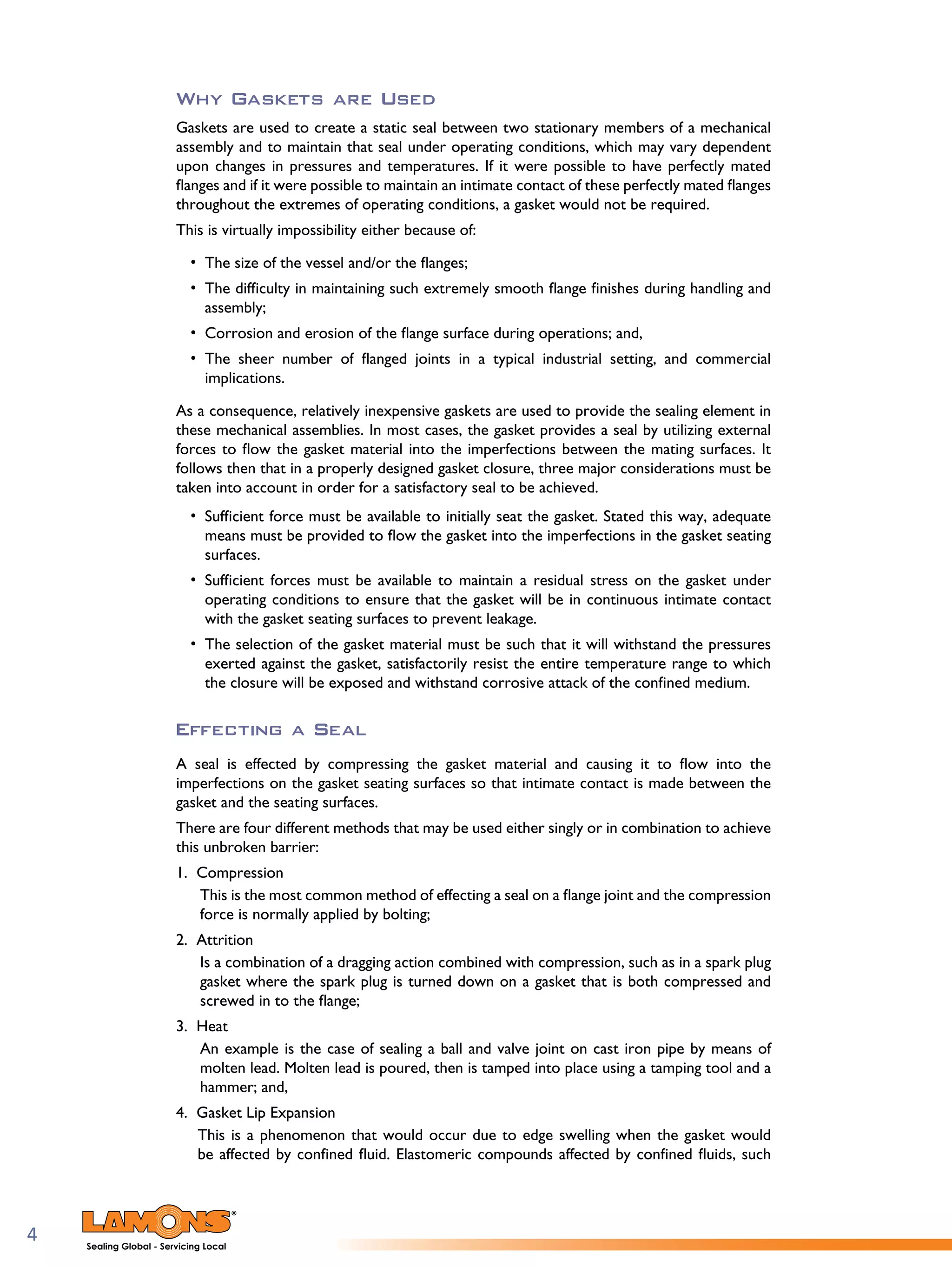 Gasket hand book 2012 | PDF