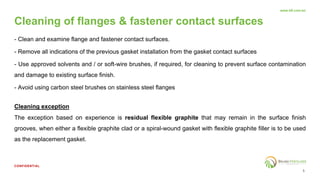 Gaskets, types, construction, and application usage | PPTX
