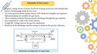 GAS LASERS AND ATOMIC LASER | PPTX