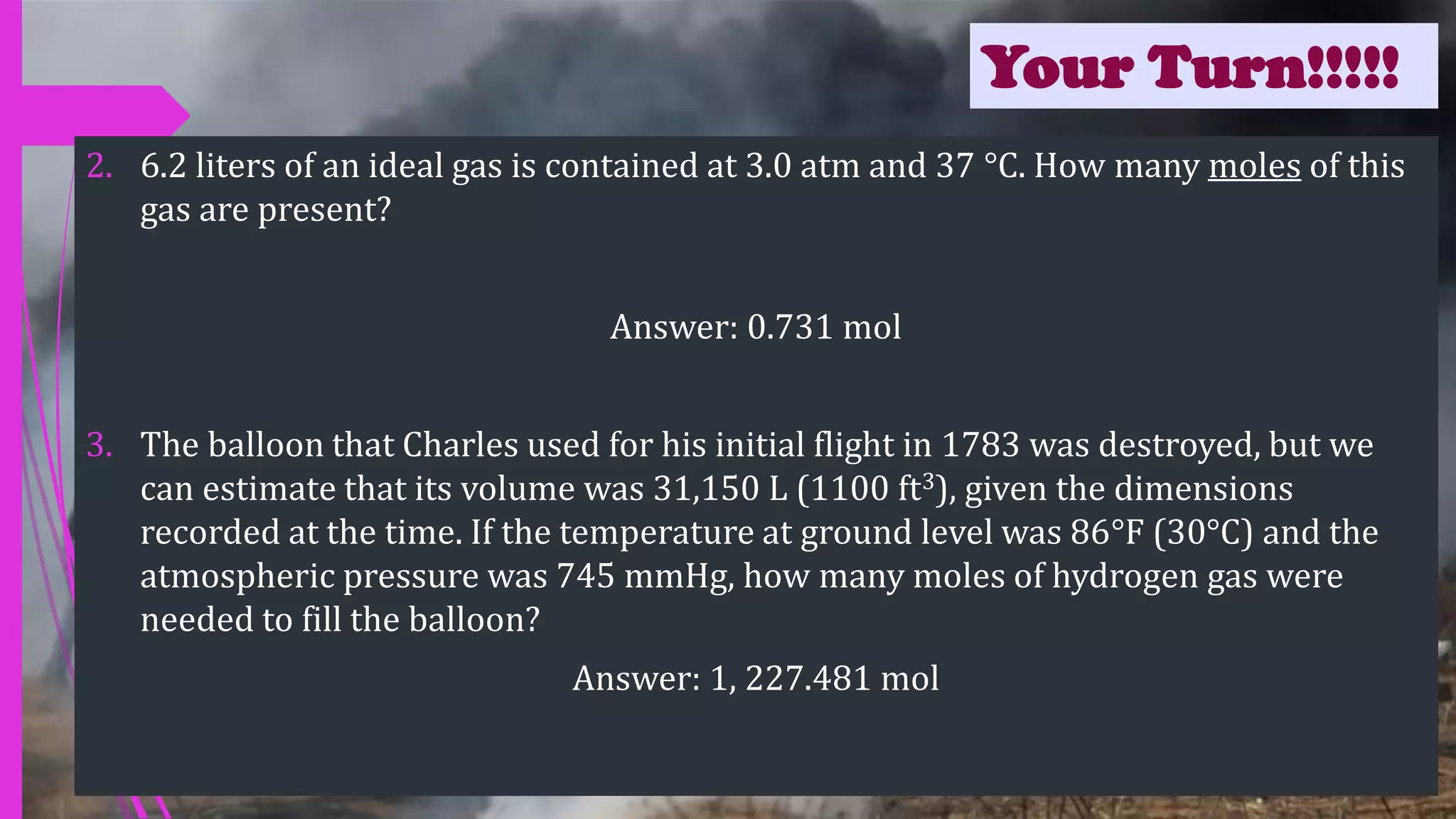 Basic Chemistry: Gas law | PDF | Ear, Nose and Throat Conditions ...