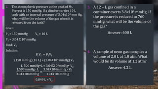 Basic Chemistry: Gas law | PDF