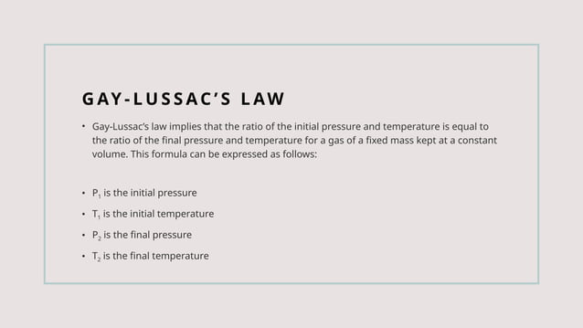 Grade 10 Science - Chemistry - Gas Laws | PPTX