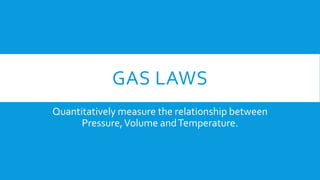 Gas laws | PPTX