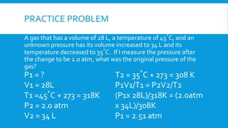Gas laws | PPT