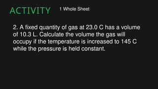 Gas Laws.-grade 10 science- 4th quarterpptx | PPTX