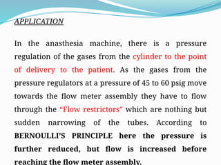 GAS LAWS in anesthesia and icu simple demonstration | PPTX