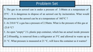 Gas Laws for Grade-8 Students Comprises the three gas laws | PPTX