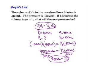 Gas Law Sample Problems | PPT