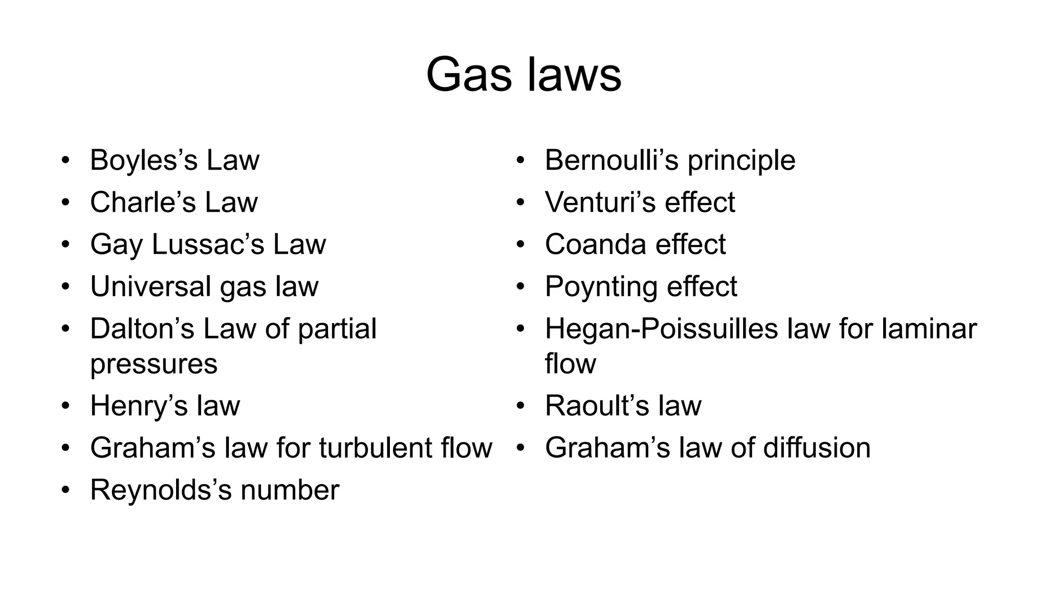 Gas laws and its implications in Anaesthesiology | PPTX