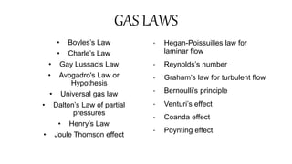 gas laws final - health and medical related PDF | PPTX