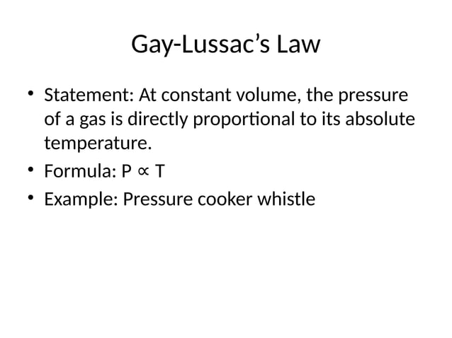 gas laws boyles and charles law including general gas equation | PPTX