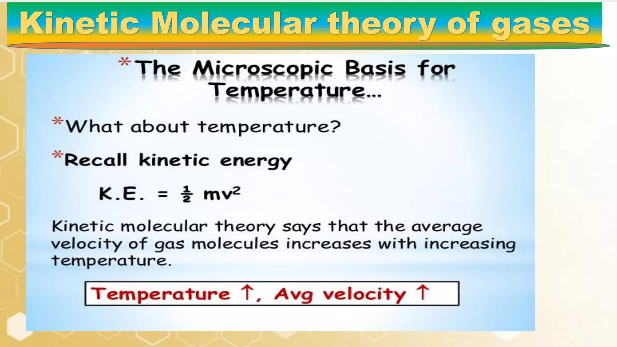 Gas laws & kinetic molecular theory | PDF