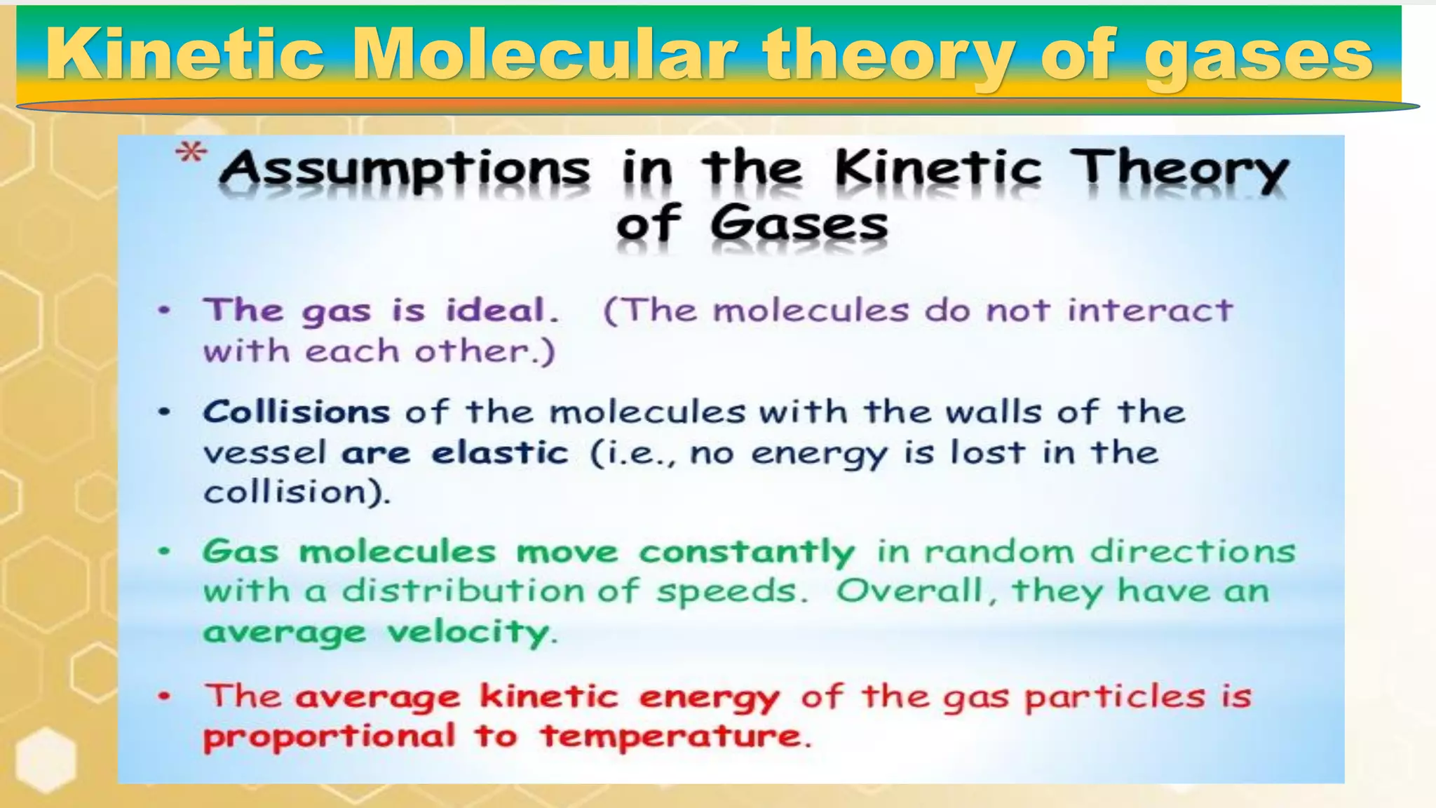 Gas laws & kinetic molecular theory | PDF