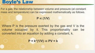 Gas laws & kinetic molecular theory | PDF
