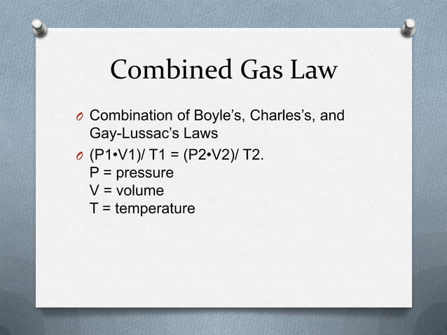 Gas laws review | PPTX