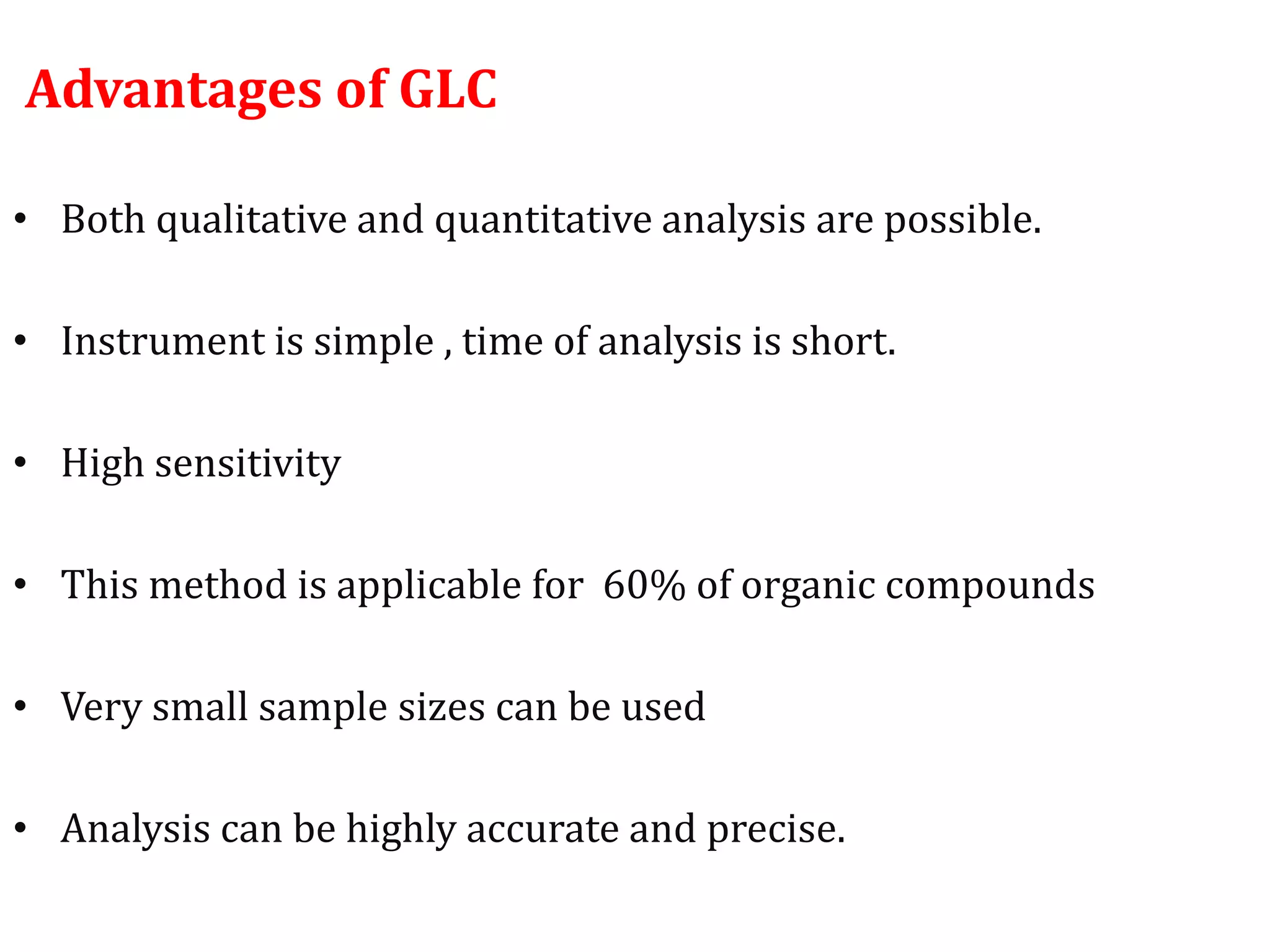 Gas liquid chromatography | PPTX