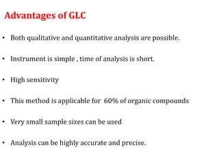 Gas liquid chromatography | PPTX