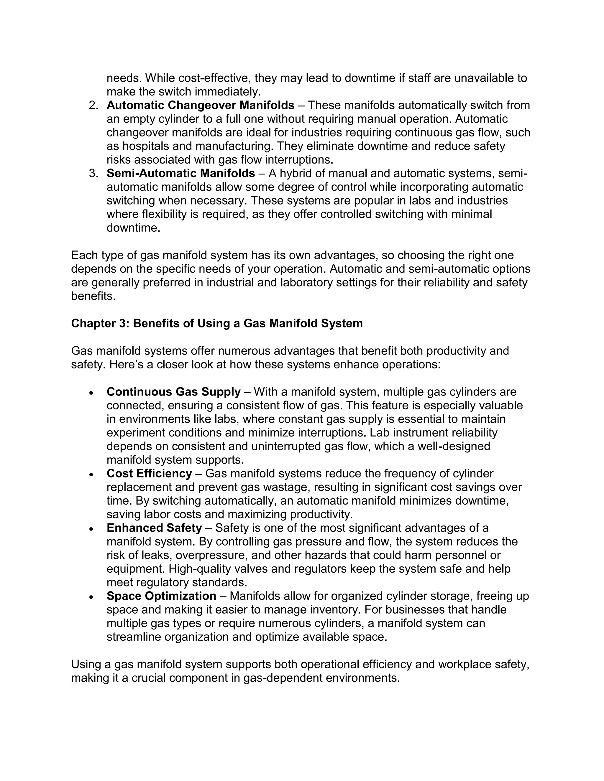 Gas Manifold Systems: Your Simple Guide to Efficiency | PDF