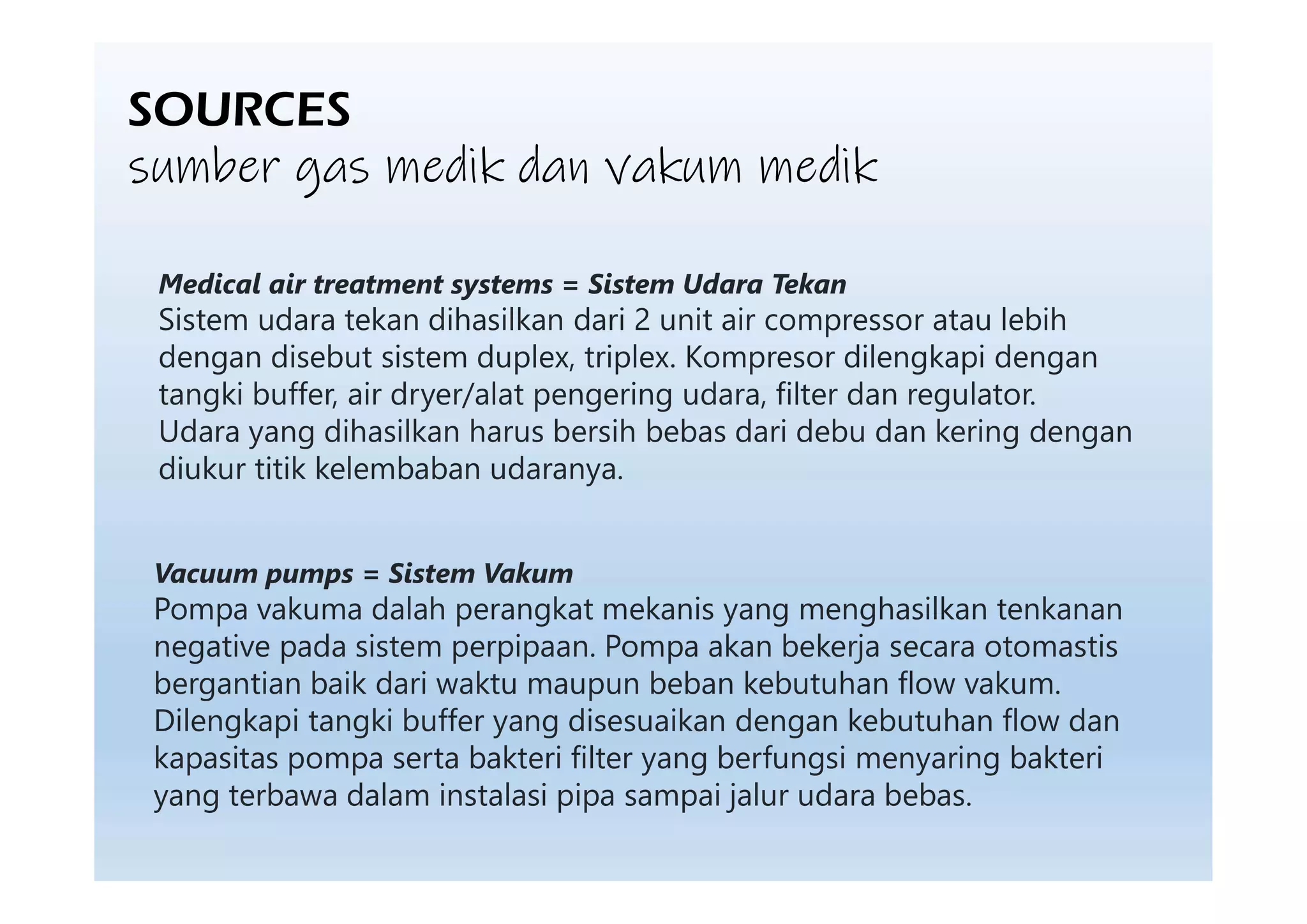 Gas medik dan vakum medik (1) | PDF