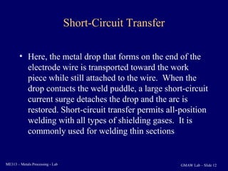 Gas Metal Arc Welding (GMAW) Welding type | PPT