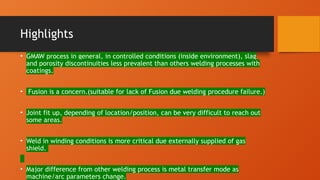Welding process GMAW and it's processeses | PPT