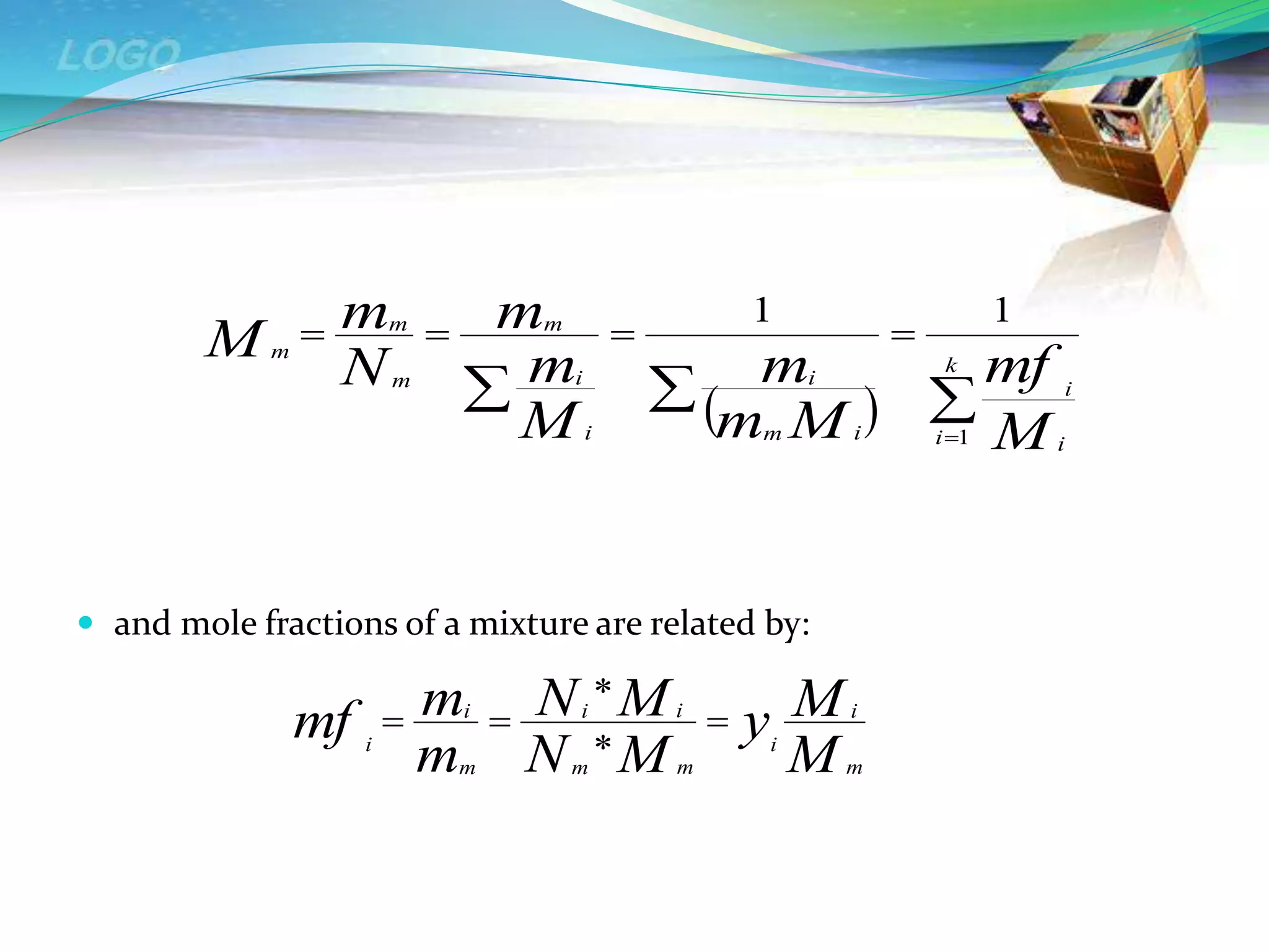 Gas mixtures | PPTX