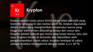Kimia Unsur Golongan VIIIA Gas mulia | PDF