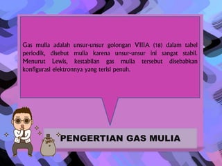 PPT Kimia: Gas mulia | PPTX
