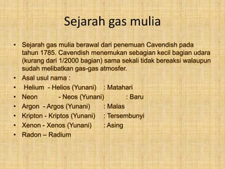 PPT Kimia: Gas mulia | PPTX