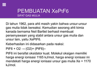 Gas mulia Kelas 12 IPA | PPT