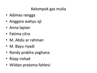Gas mulia ipa 2 | PPT
