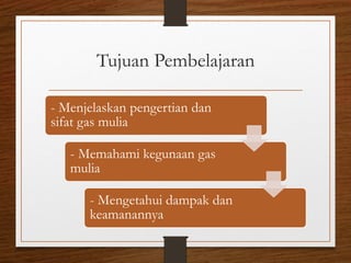 Gas Mulia: Sifat, Manfaat, dan Peranannya dalam Kehidupan Sehari-hari | PDF