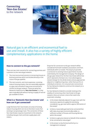 Gas Networks Ireland Connecting your Home to Natural Gas | PDF