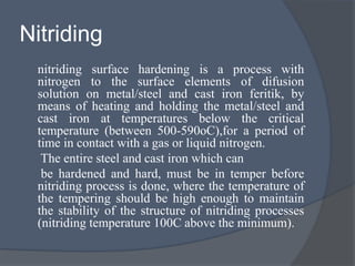 Gas nitriding # | PPTX