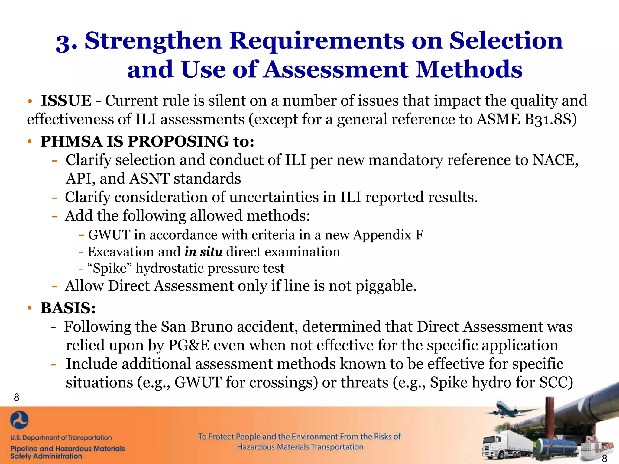 PHMSA: Safety of Gas Transmission & Gathering Pipelines Summary | PDF